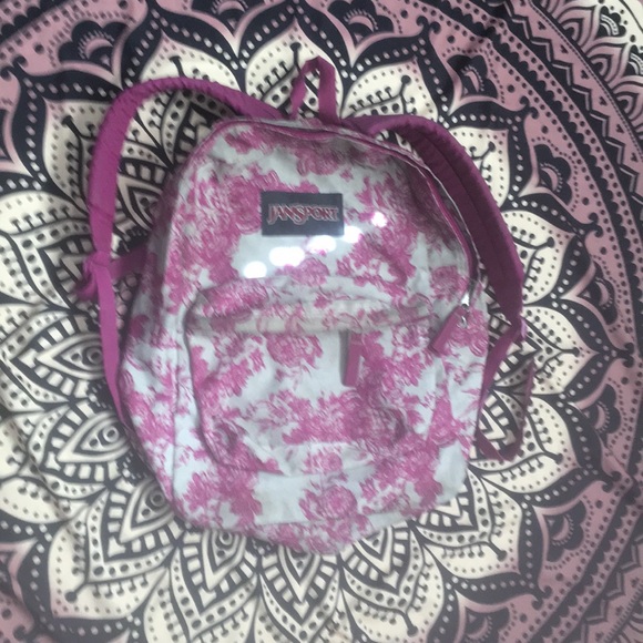 Jansport | Bags | Jansport Floral Backpack | Poshmark